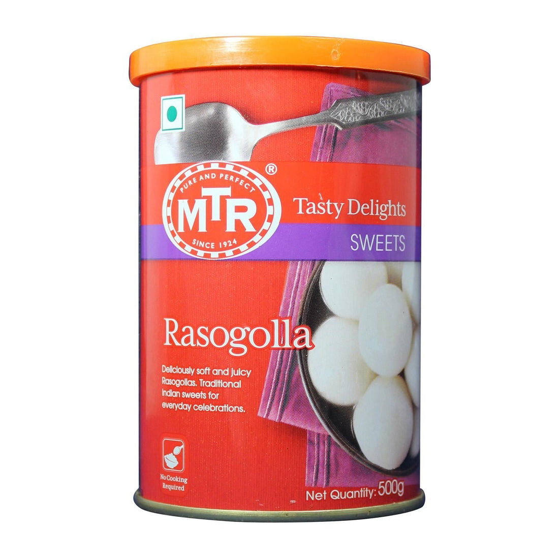 MTR Rasgulla Sweets (MTR 1200) - 500 g (Ready To Eat ) – FromIndia.com