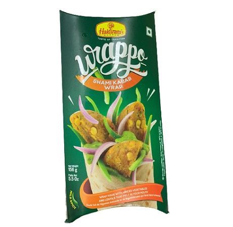 Haldiram's Wrappo Shami Kabab Wrap (Chilled) - 156 g (Ready to Eat)