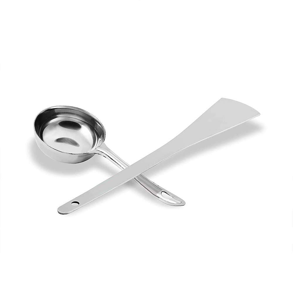 Stainless Steel Dosa Turner with Laddle Set - 1 Pc – FromIndia.com